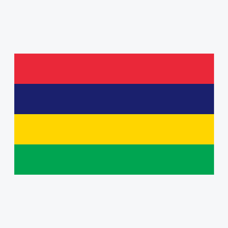 Flag Of Mauritius (Single Side Without Logo - Tailored)